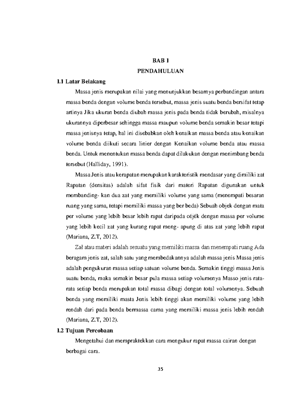 Pengukuran Rapat Massa: Metode Piknometer dan Hidrometer - Studocu