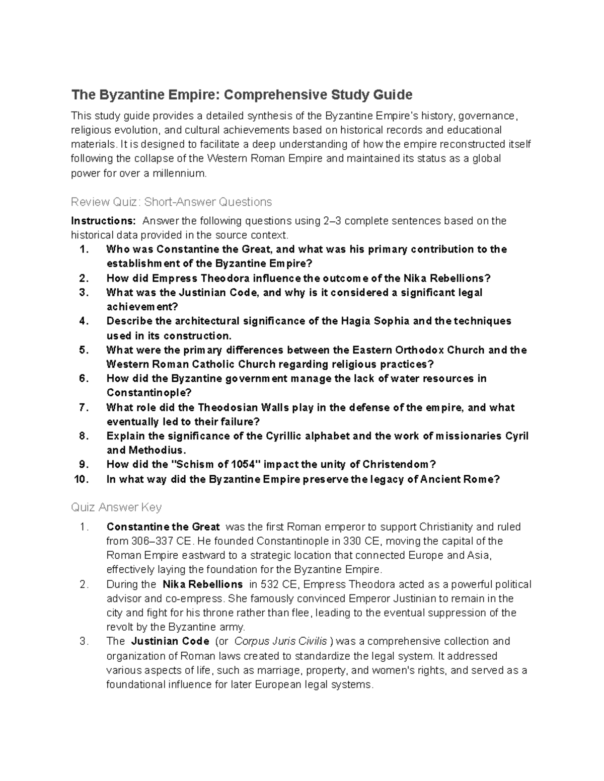 2025-2026 World History Study Guide: Key Themes and Events - Studocu