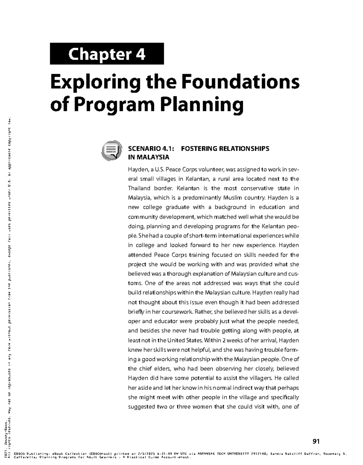 Exploring Adult Learning Theories in Program Planning for Lifelong Education - 91 Chapter 4 ...