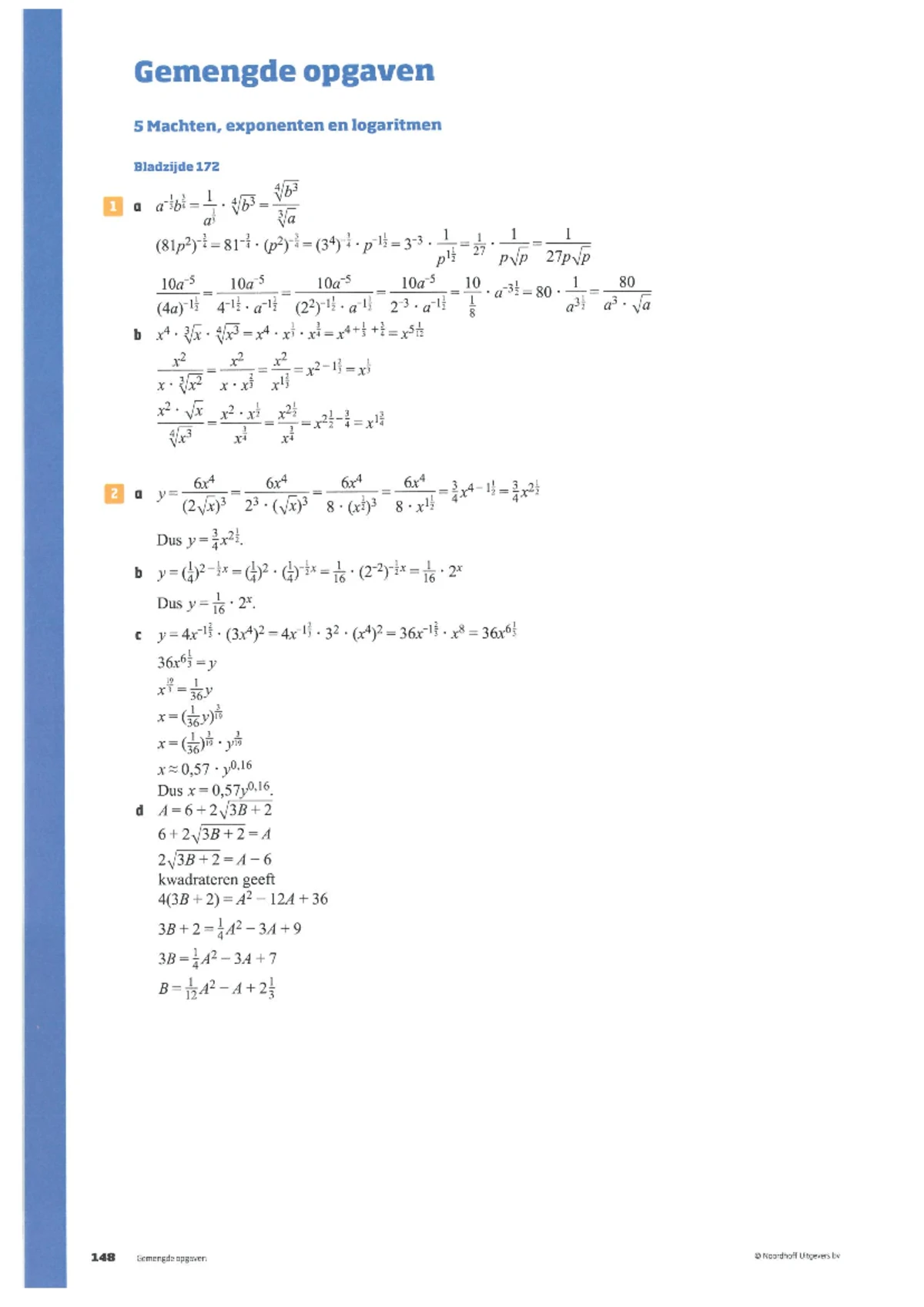 Zelftoets Oefentoets - Vierkantsvergelijkingen VWO - Studeersnel
