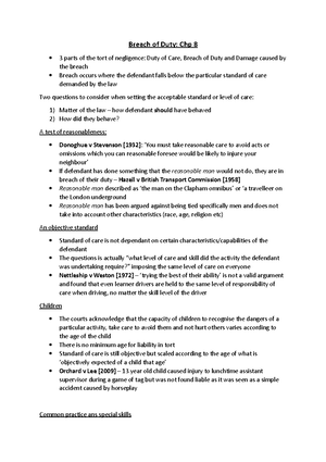 Duty of Care The Caparo Test (Law Notes) - Law Notes # 08/10/ Tort ...