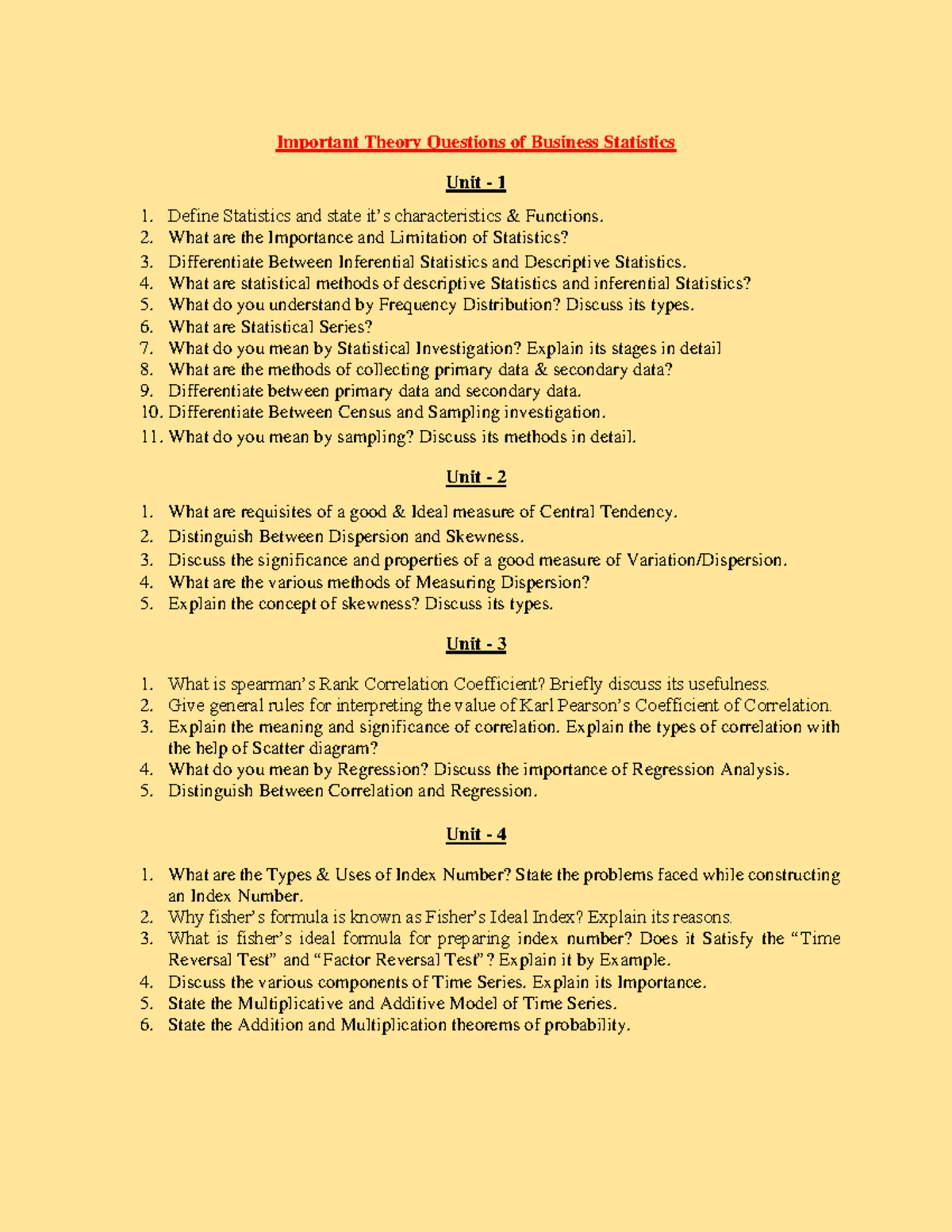 Co- curricular (physical education and yoga) sure series 4th samester ...