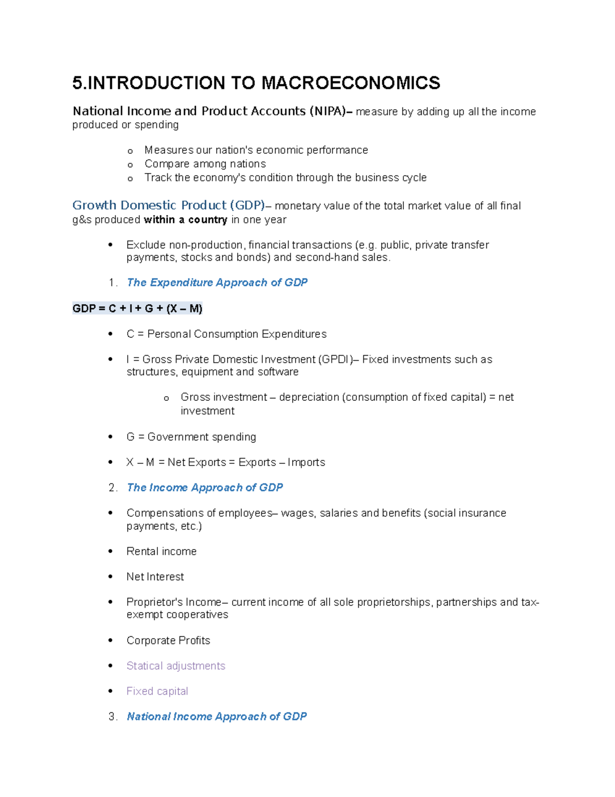 ECON112 Notes – Understanding Key Concepts in Macroeconomics - Studocu