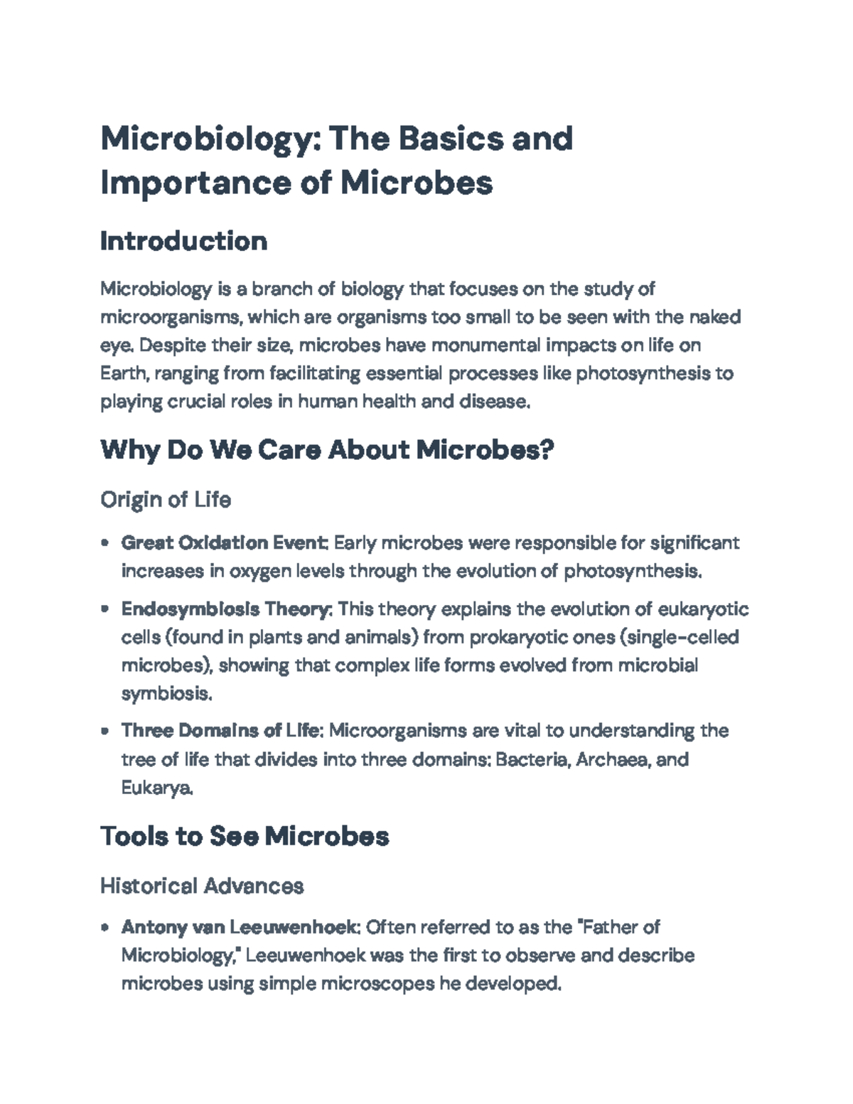 Microbiology 101: Overview, Significance, and Microscopy Techniques ...