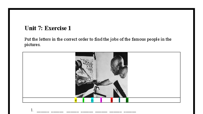 Unit 7: IELTS Speaking Practice - Famous People Descriptions - Studocu