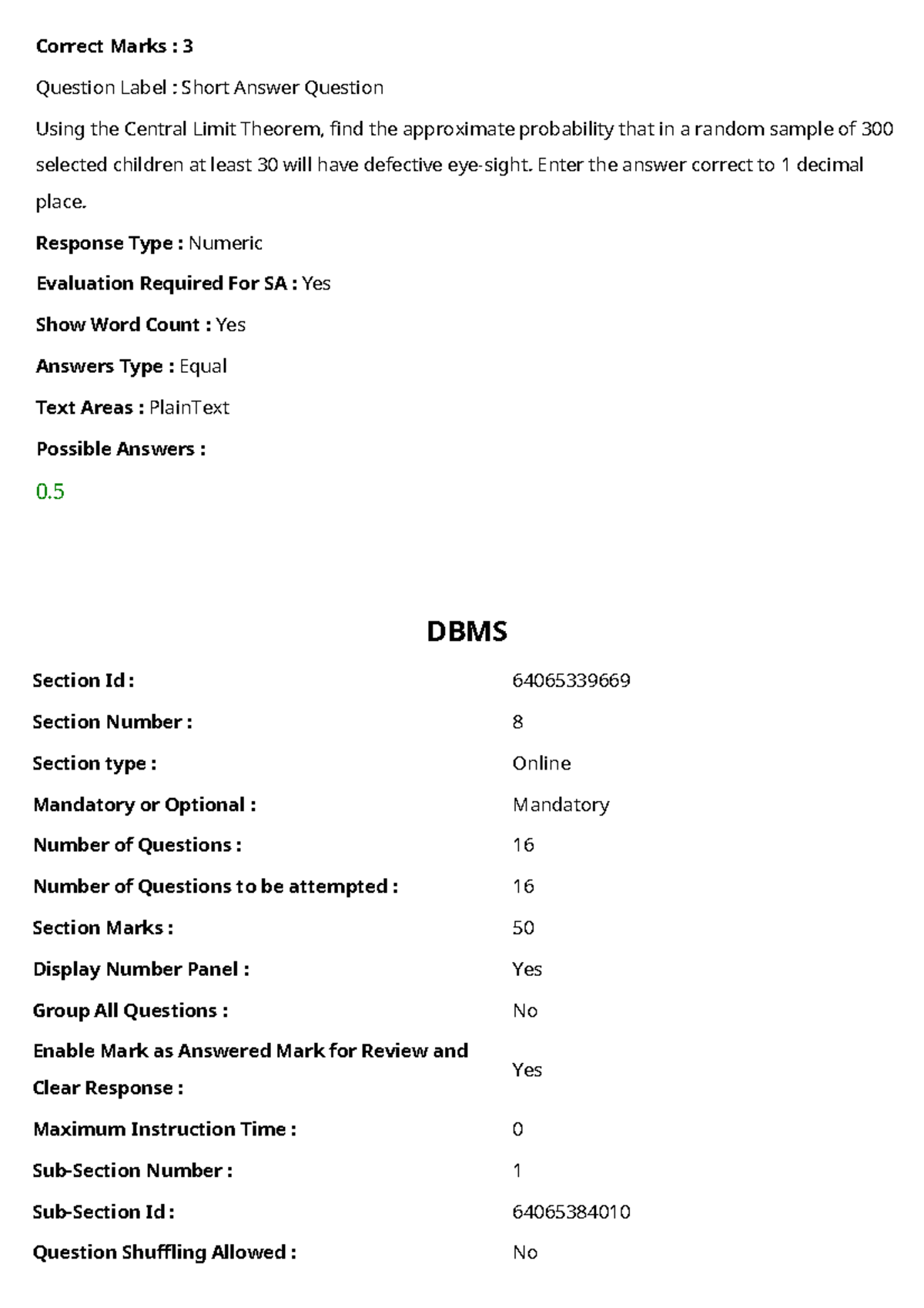 DBMS (Database Management Systems) - Past Year Questions - Studocu