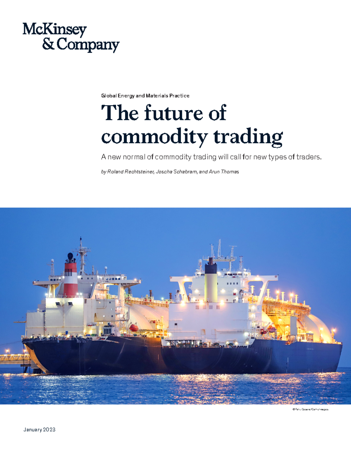 The future of commodity trading - Global Energy and Materials Practice ...