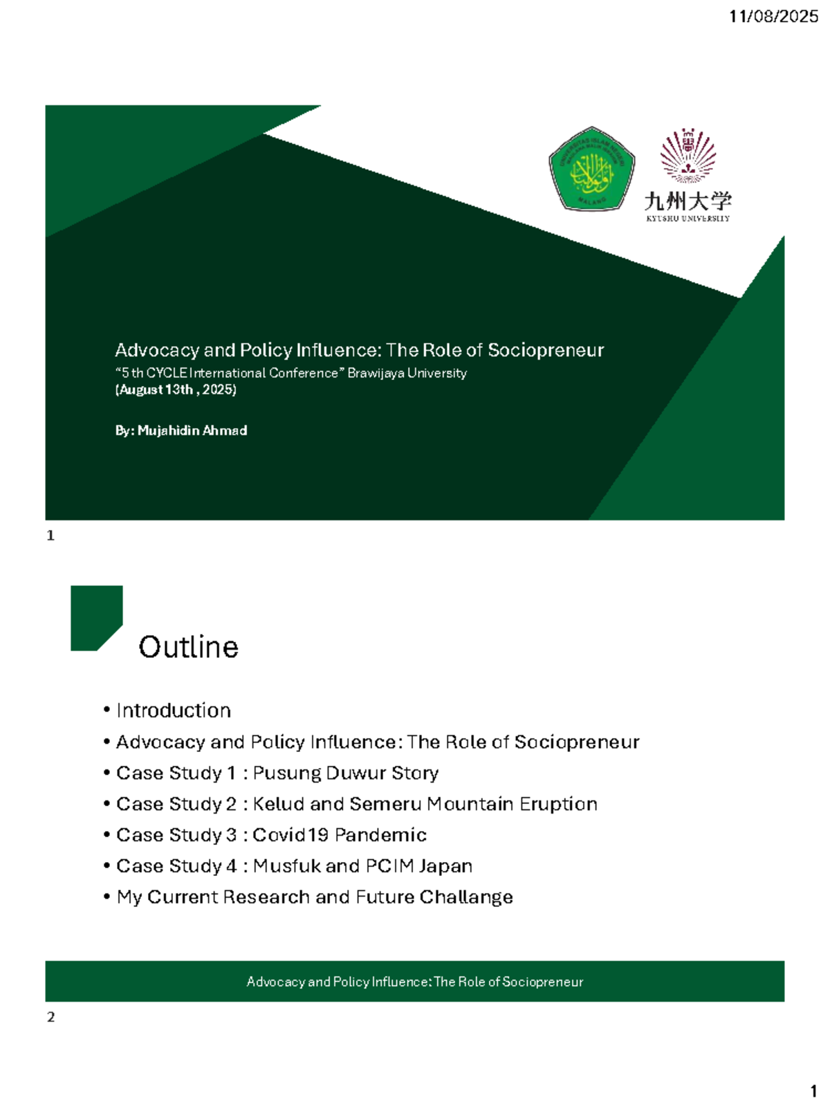Advocacy & Policy Influence: Sociopreneur Case Studies (CYCLE) - Studocu