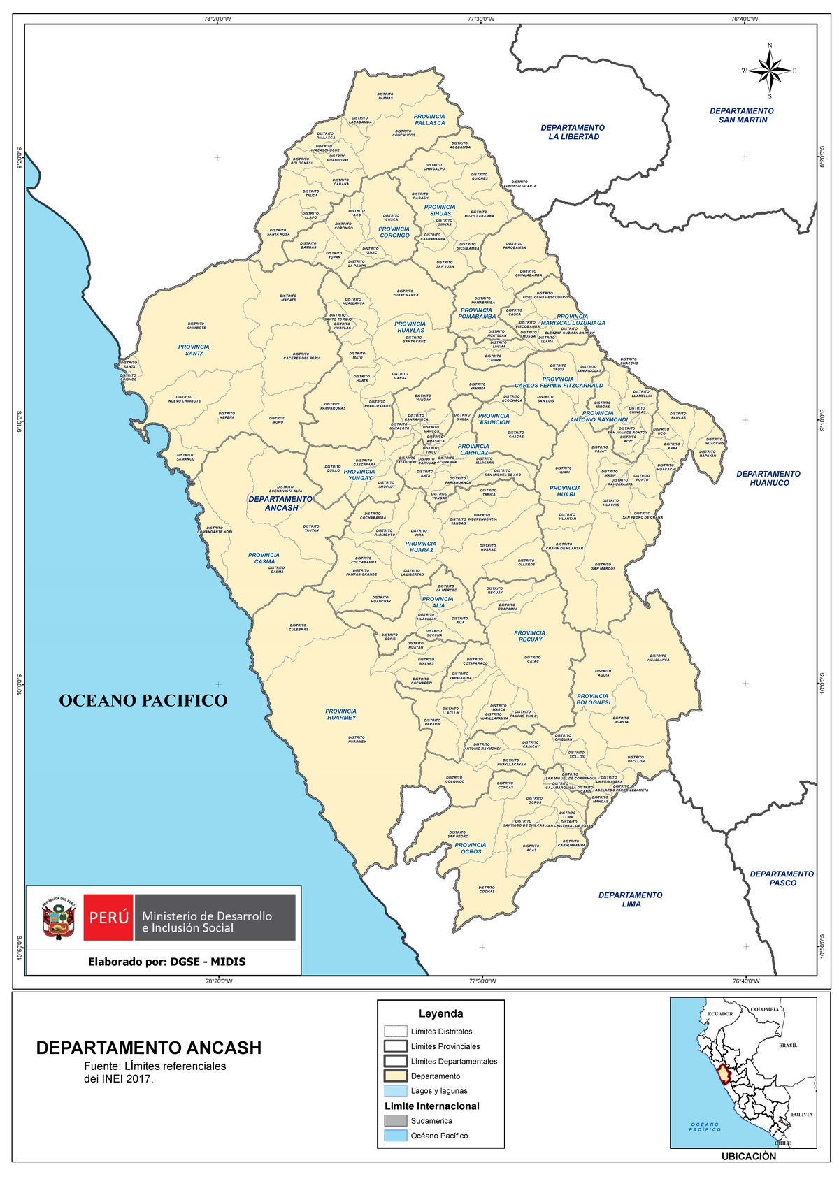 Geographical Overview of Ancash Districts and Provinces - Studocu