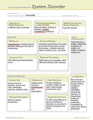 Cirrhosis of the liver - Ati med temp - ACTIVE LEARNING TEMPLATES ...
