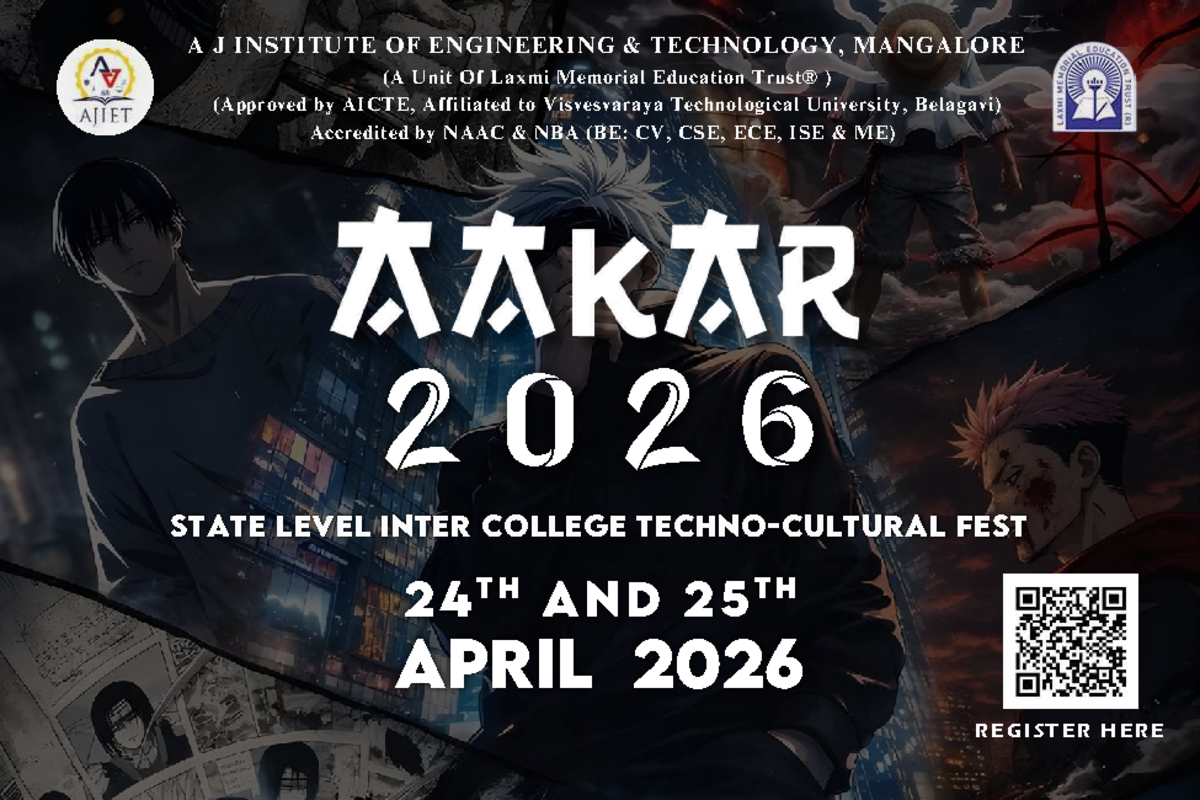 Aakar 2k26 Inter College Fest Rule Book - AJIET Mangalore - Studocu