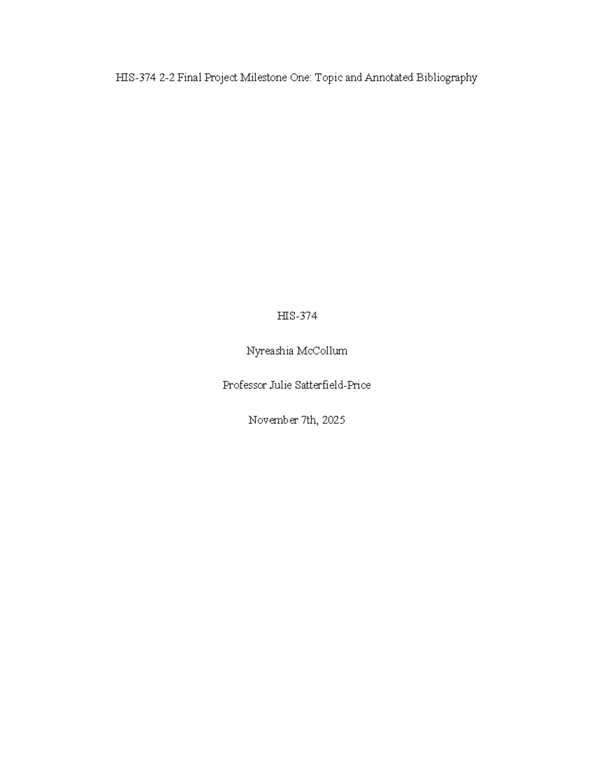 [HIS-374] Final Project Milestone One: Northern Renaissance Overview ...