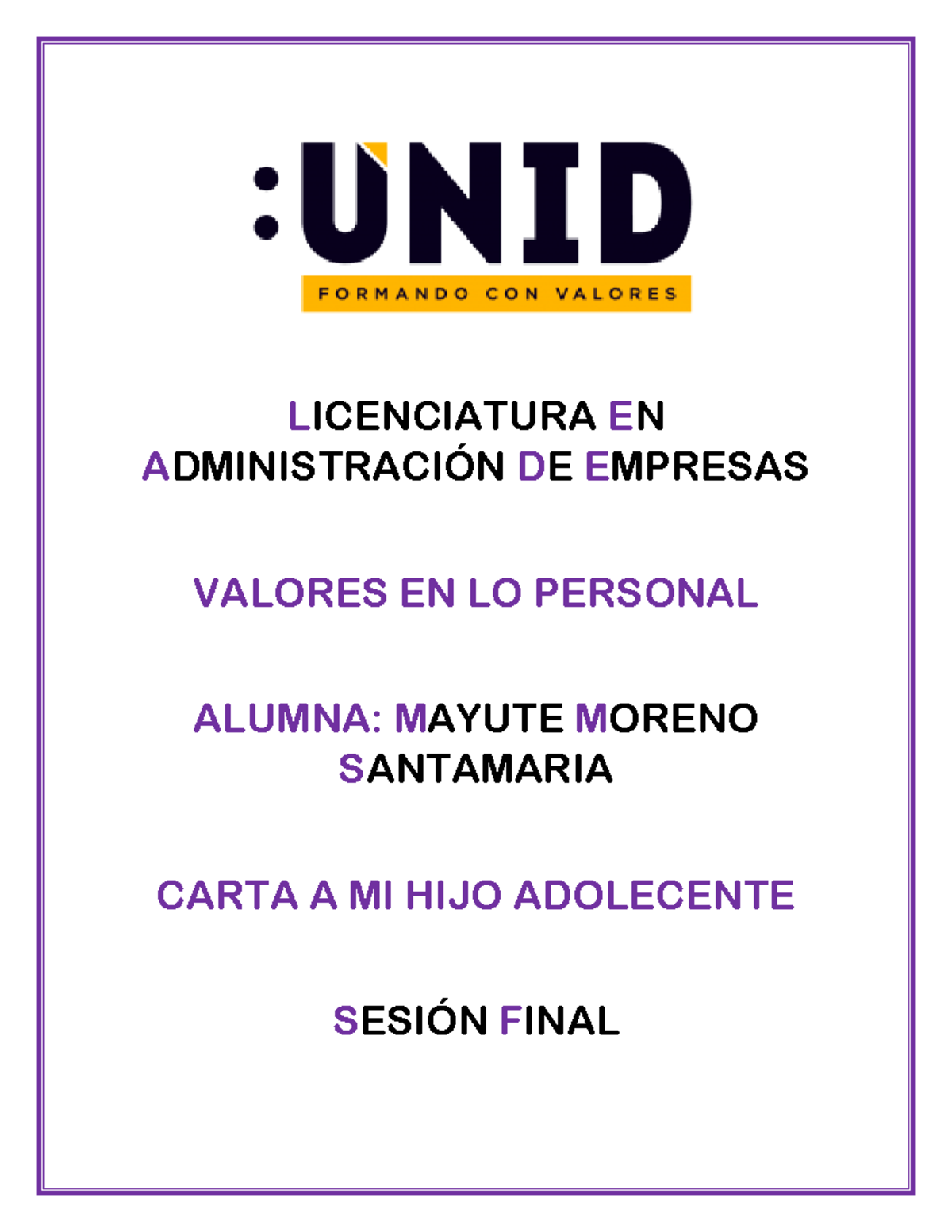 Licenciatura EN Administración DE Empresas - LICENCIATURA EN ...