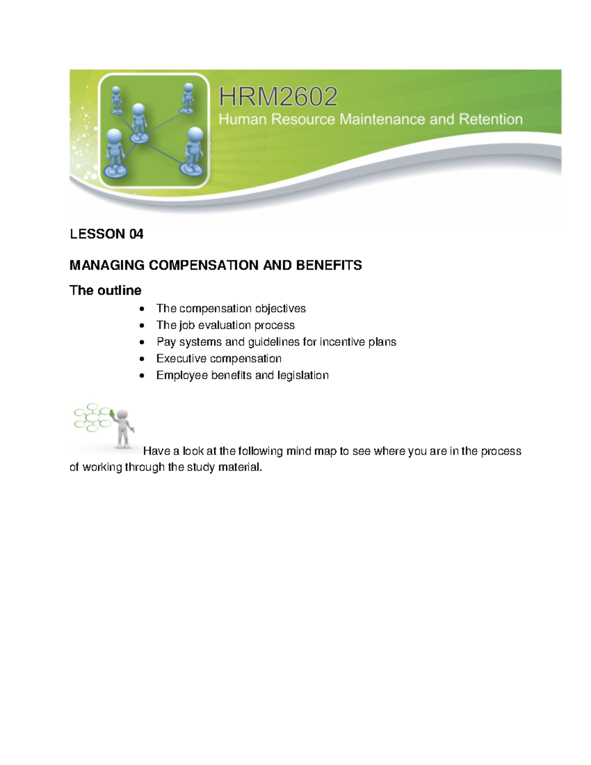 HRM2602 Lesson 04: Understanding Compensation & Benefits Management ...