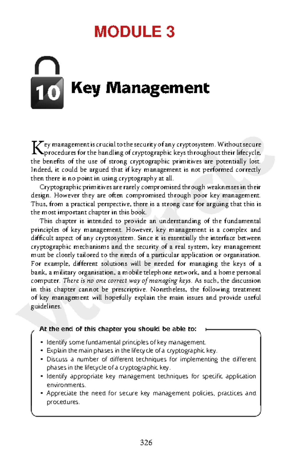 BAD703 Module 3: Key Management Fundamentals and Practices - Studocu