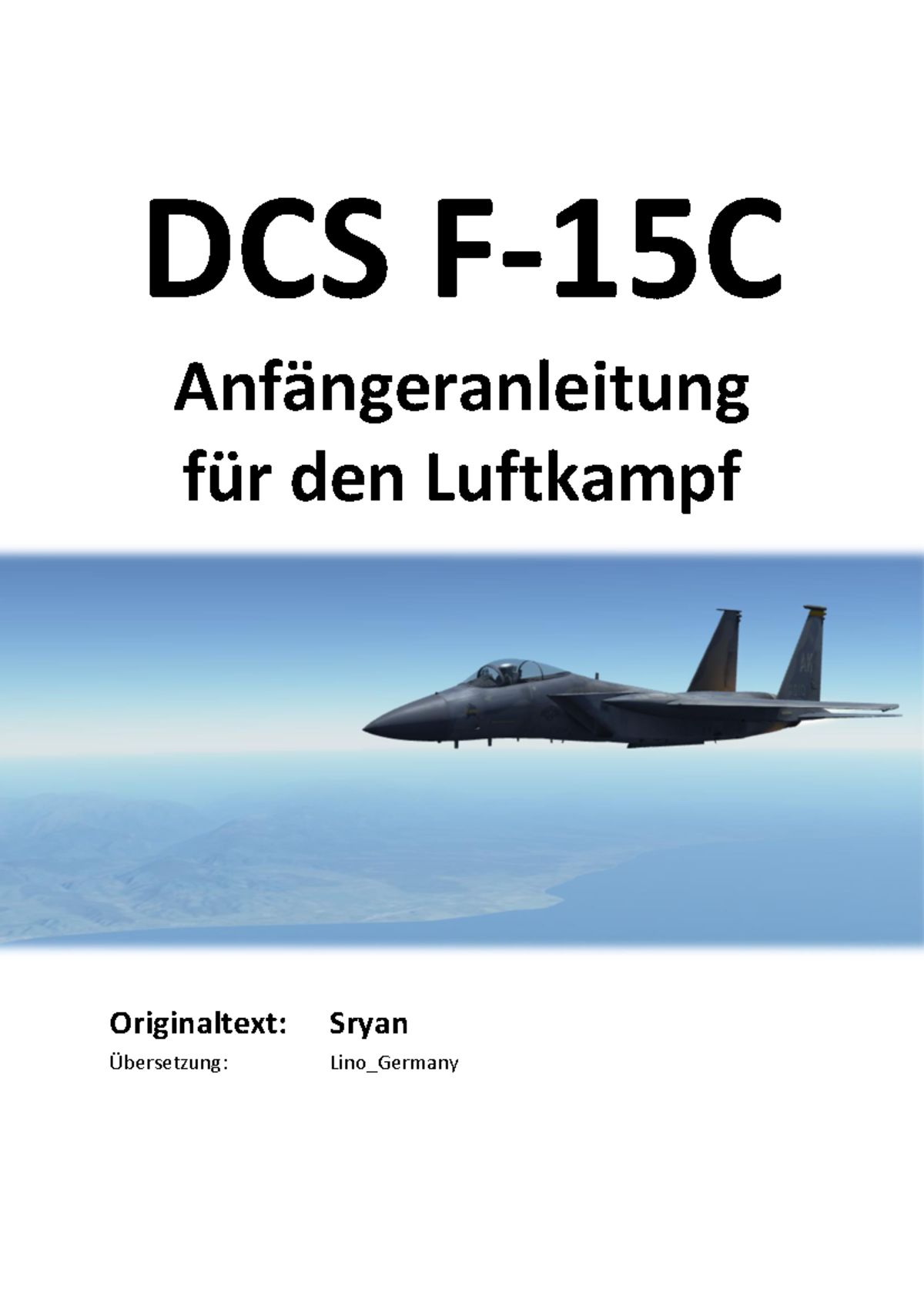DCS F-15C Anfängeranleitung: Luftkampf Basics und Cockpit-Einführung ...