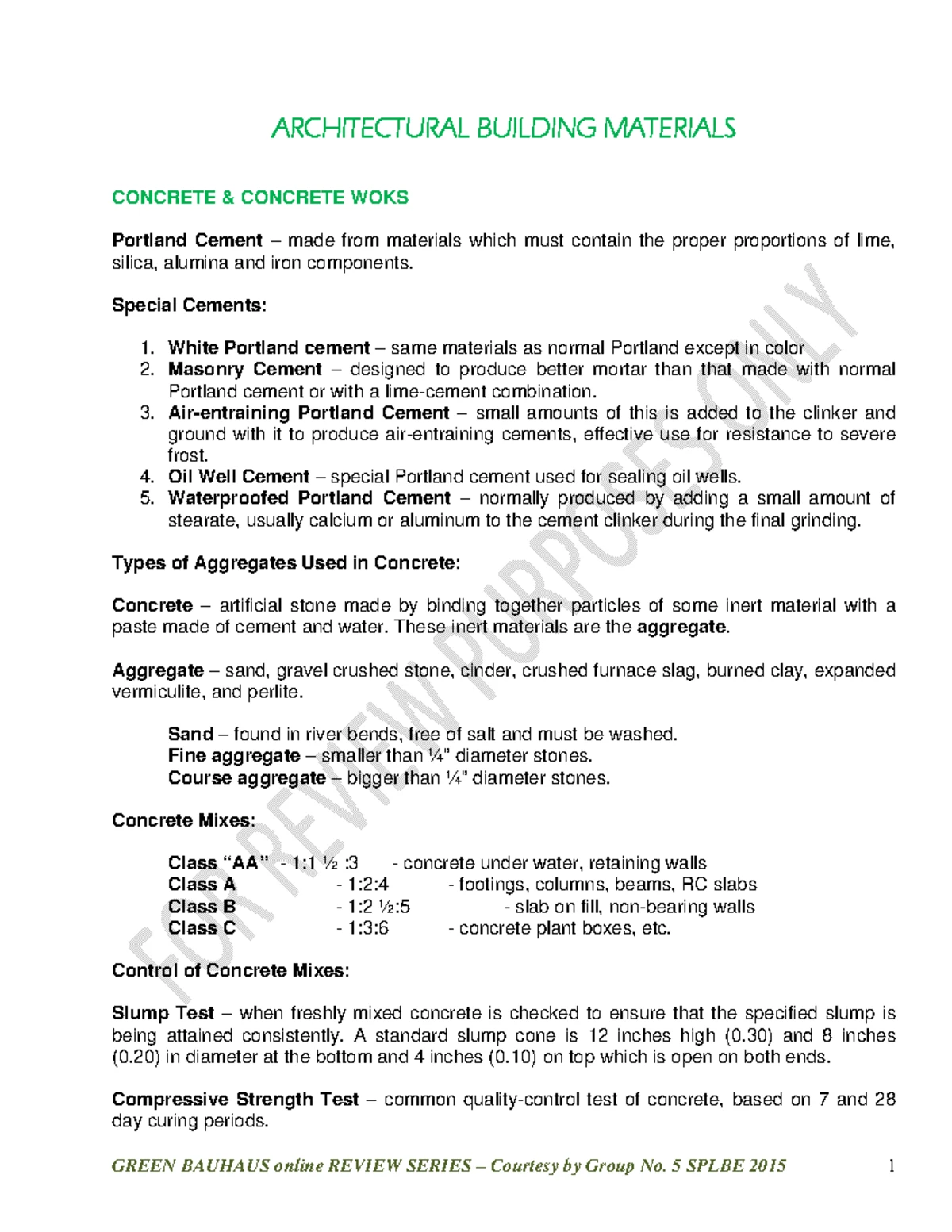 Building Technology T Method of Construction: Architect Board Exam ...