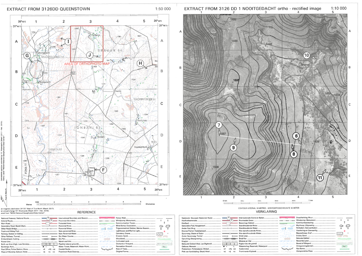 Orthophoto map extract for Queenstown 3126DD area analysis - Studocu