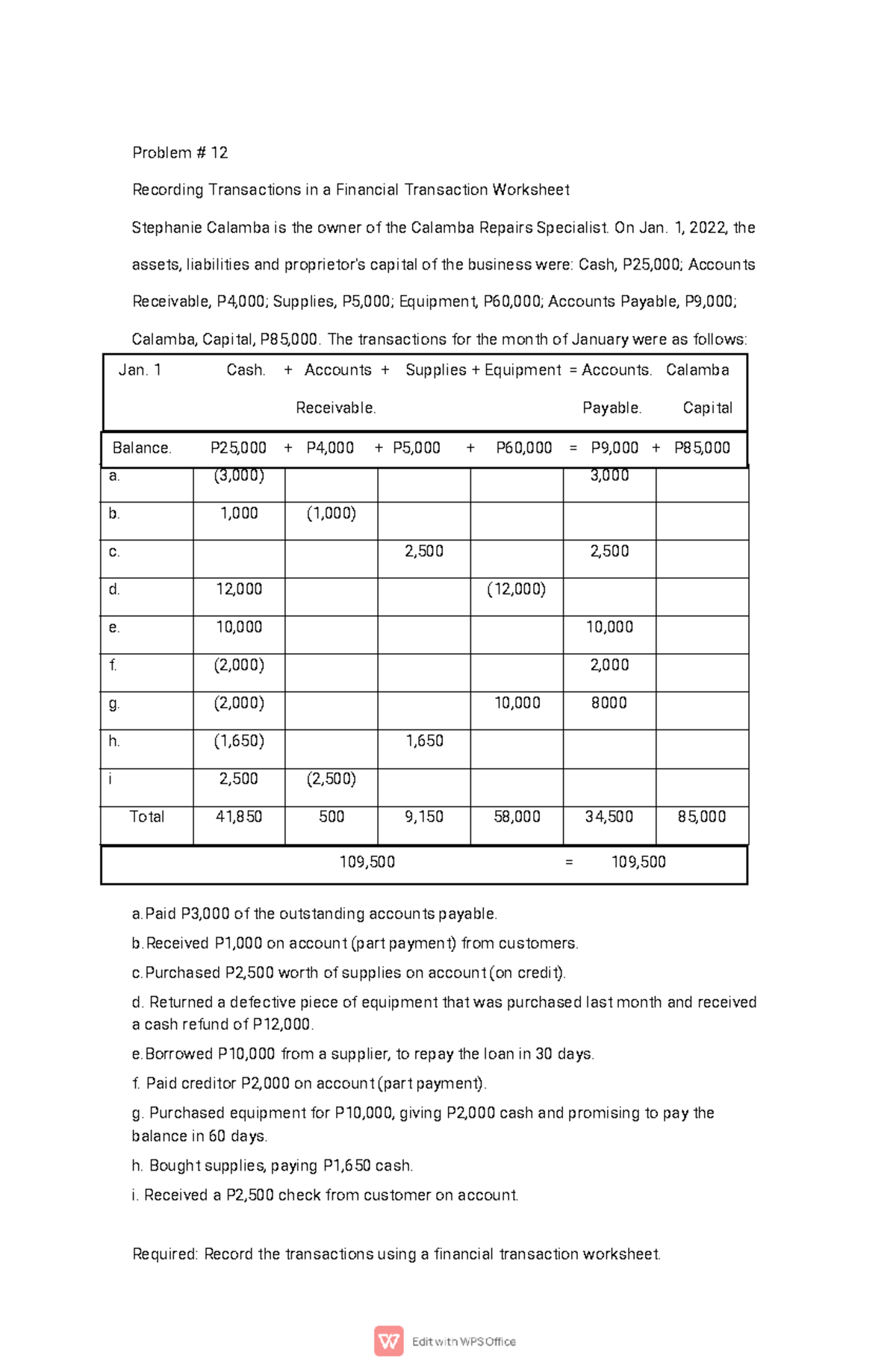 2-46-Financial Accounting: WPS Office Notes & Transaction Recording ...
