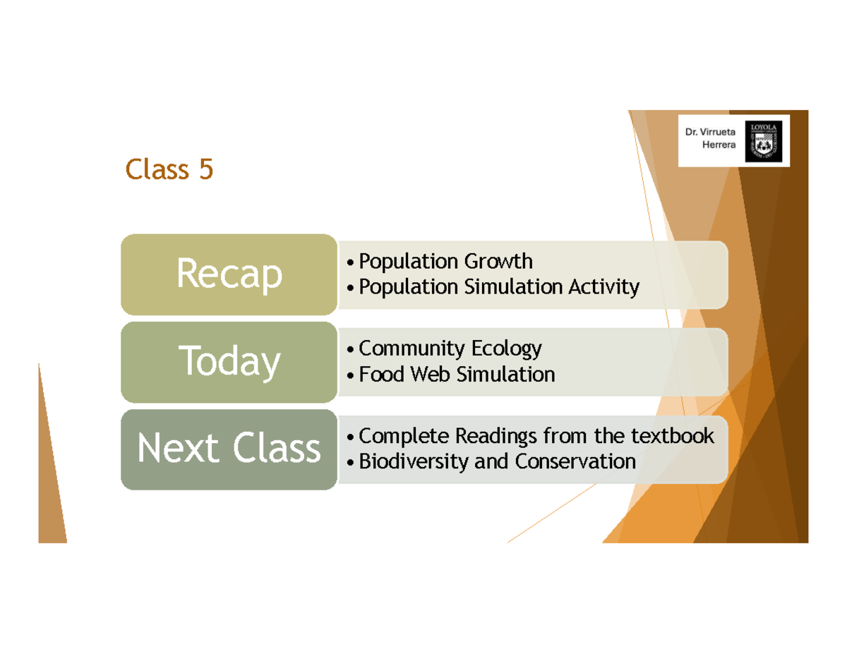 ENVS101 Final Exam Review: Community Ecology & Food Webs - Studocu