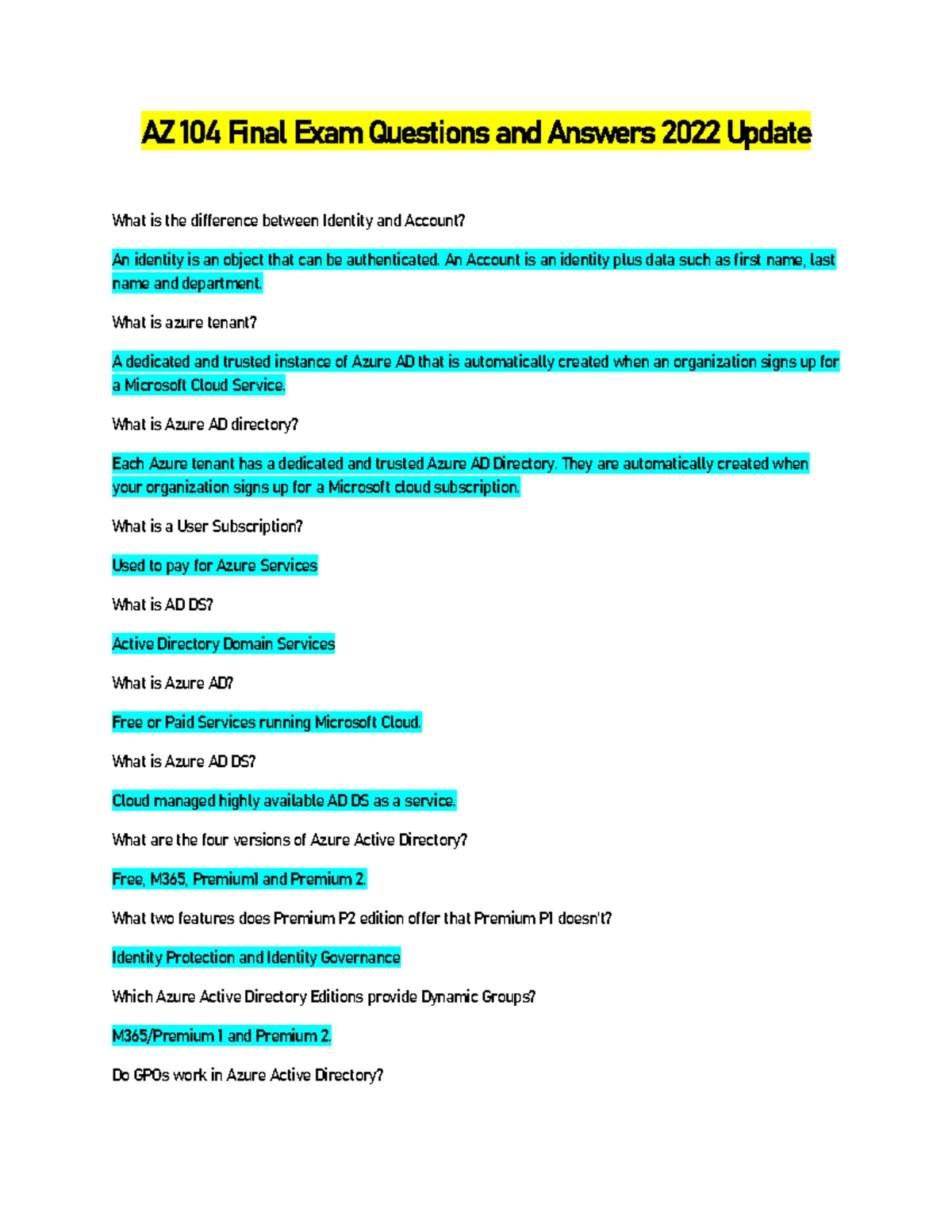 PHTLS 10th Edition Pre and Post Test Exam Questions and Correct Answers ...