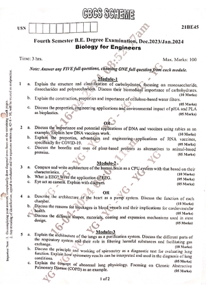 BEC306-2 - imp - BEC306C USN Model Question Paper with effect from 2023 ...