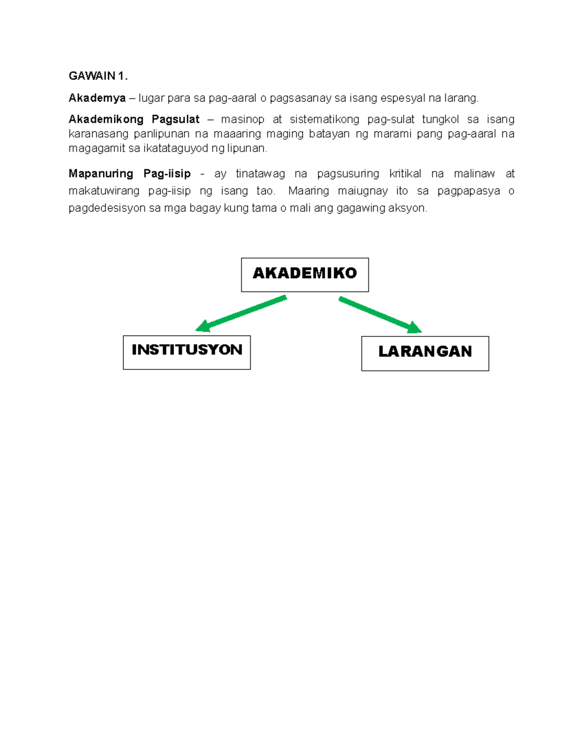 Akademikong Pagsulat - Kontekstuwalisadong komunikasyon sa Filipino ...