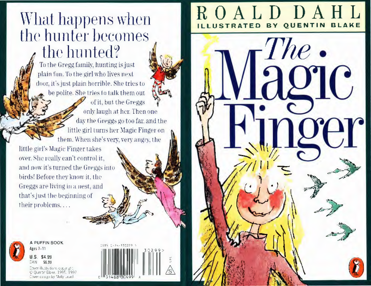 Magic Finger: A Roald Dahl Adventure about the Greggs' Transformation ...