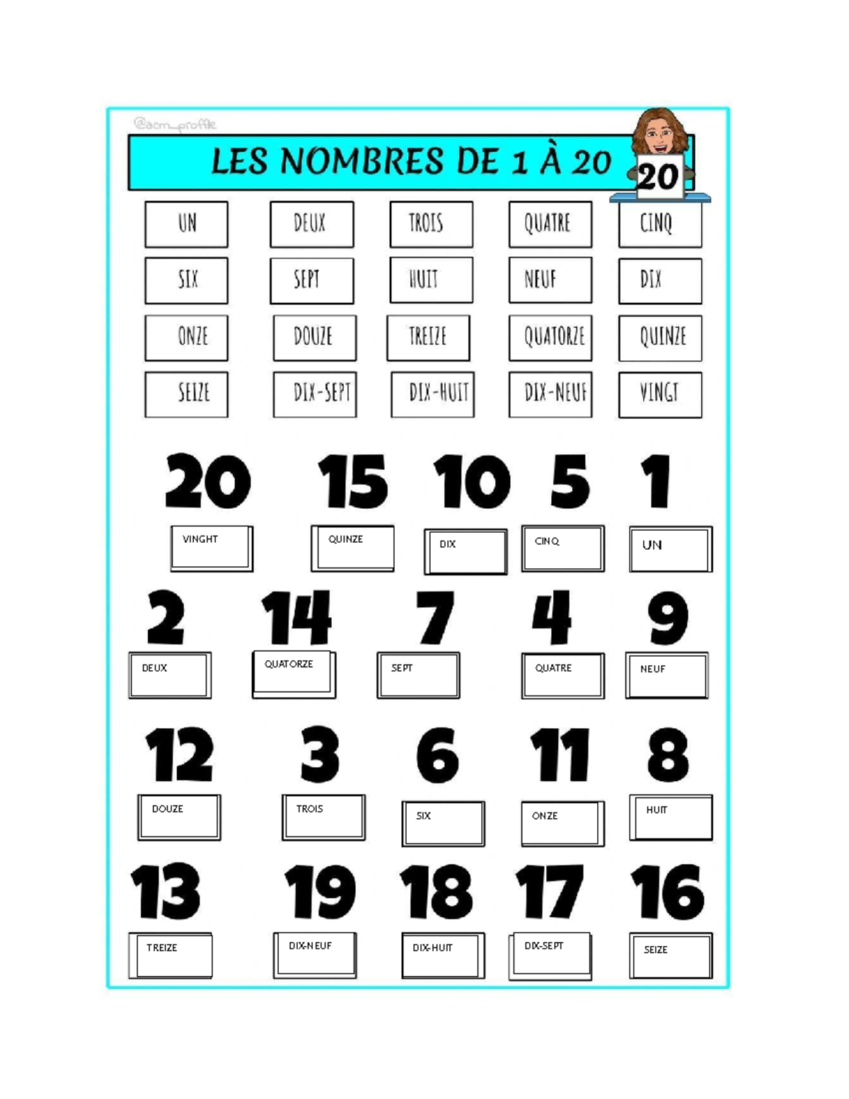 Les nombres - Logística Internacional - VINGHT QUINZE DIX CINQ UN DEUX ...