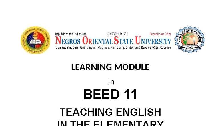 BEED 11 Lesson 2: Teaching English in K to 12 vs RBEC - Studocu