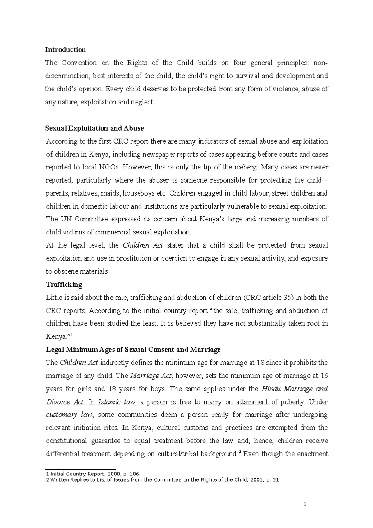 Challenges Facing Children in Kenya: Rights & Vulnerabilities Analysis ...