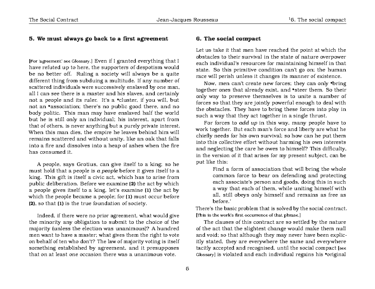 Rousseau 10 pages - msxlkansoxank - The Social Contract Jean-Jacques ...
