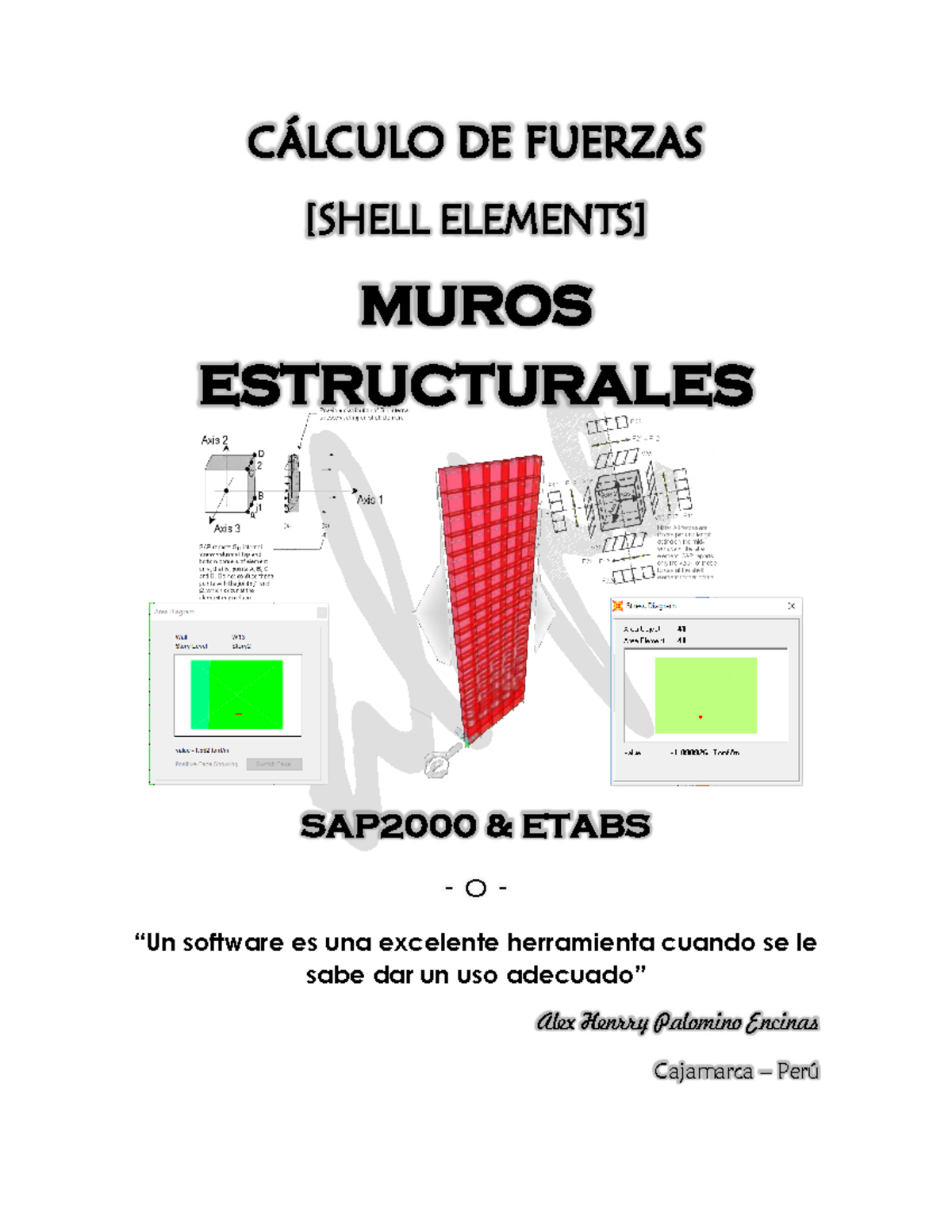 Cálculo de Fuerzas en Elementos Shell para Muros Estructurales en ...