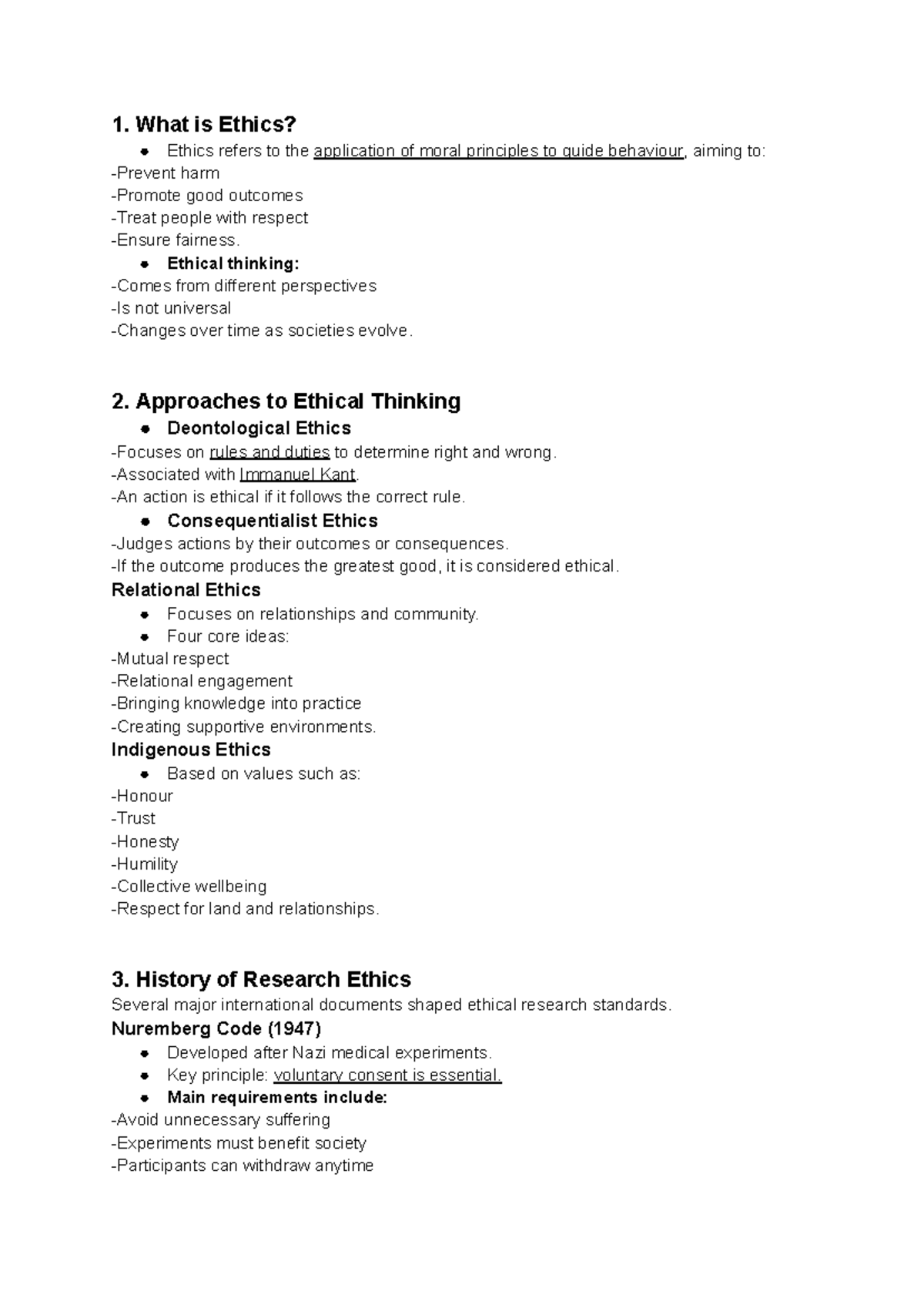 Psych 208 M1 L2: Summary of Ethical Principles and Research Ethics ...