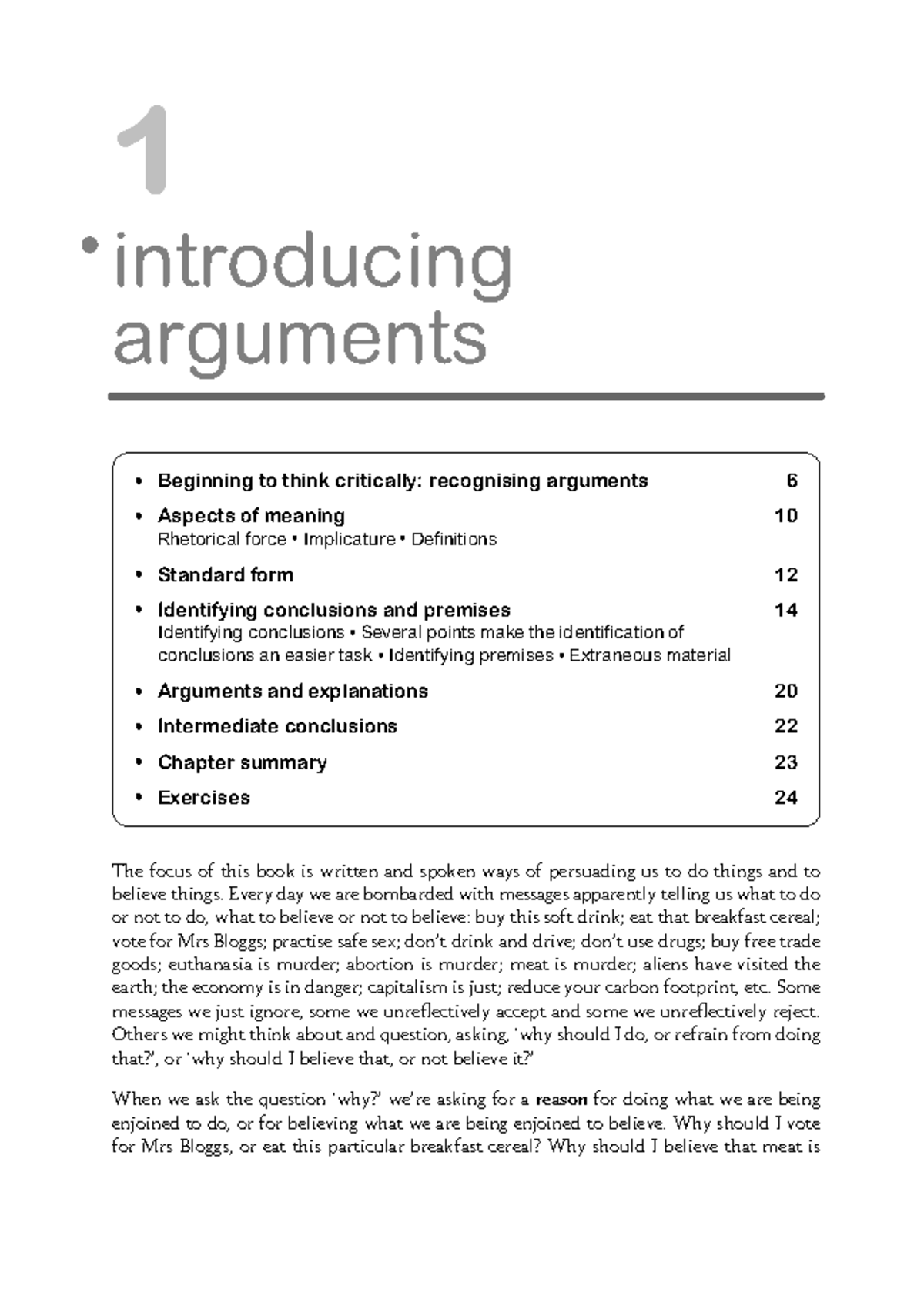 Bowell & Kemp (2010) - Critical Thinking: Introduction to Arguments ...