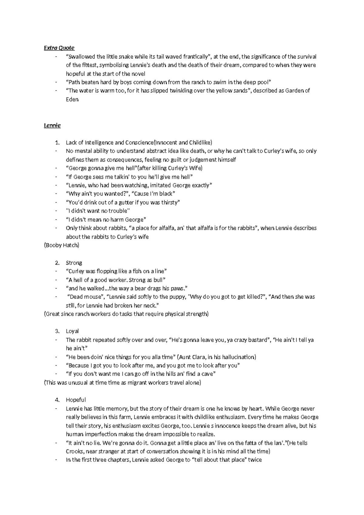 Of Mice and Men quotes analysis: themes of survival, dreams, and ...