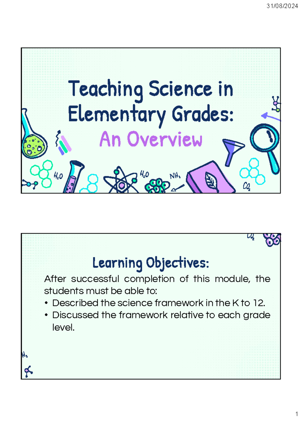 K12 Science Framework: Teaching Strategies for Elementary Grades - Studocu