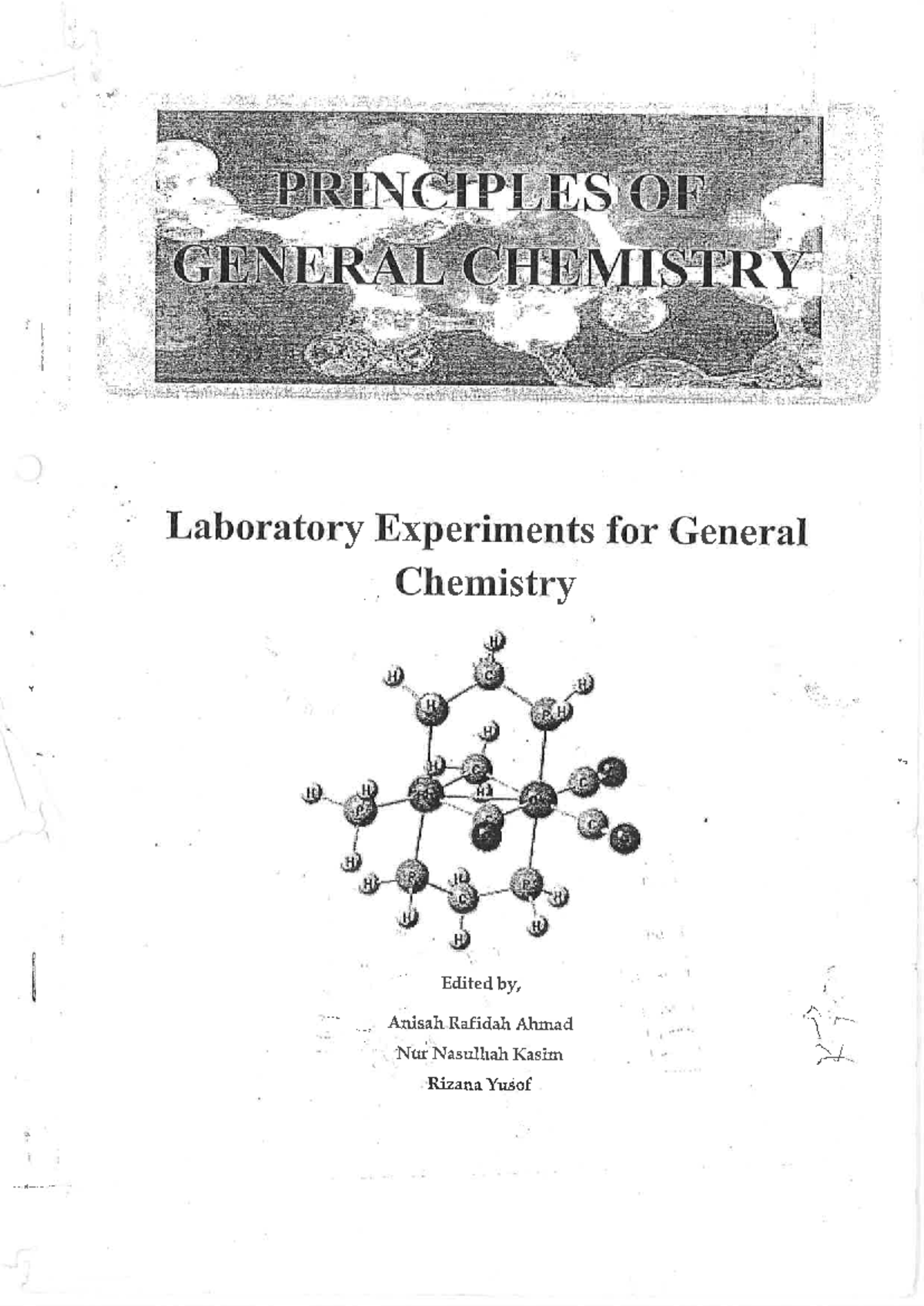 CHM 131 Laboratory Manual: General Chemistry Experiments and Safety ...