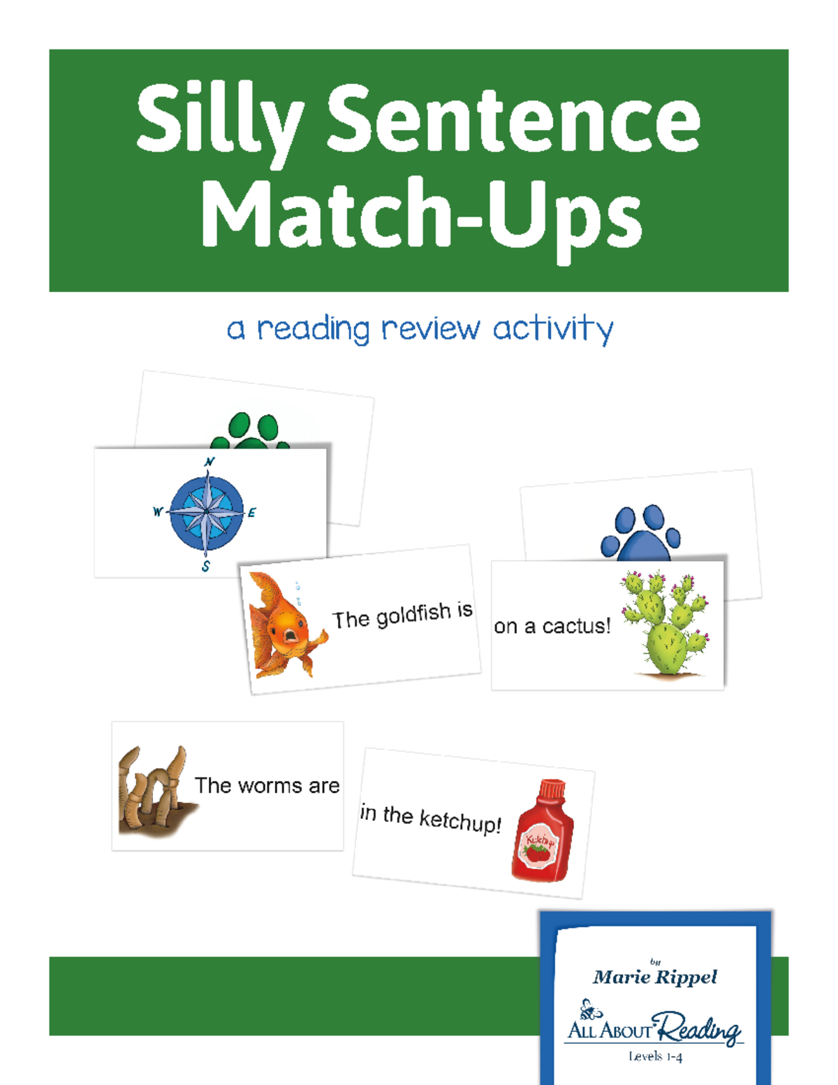 Silly Sentence Match Ups - a reading review activity Silly Sentence ...