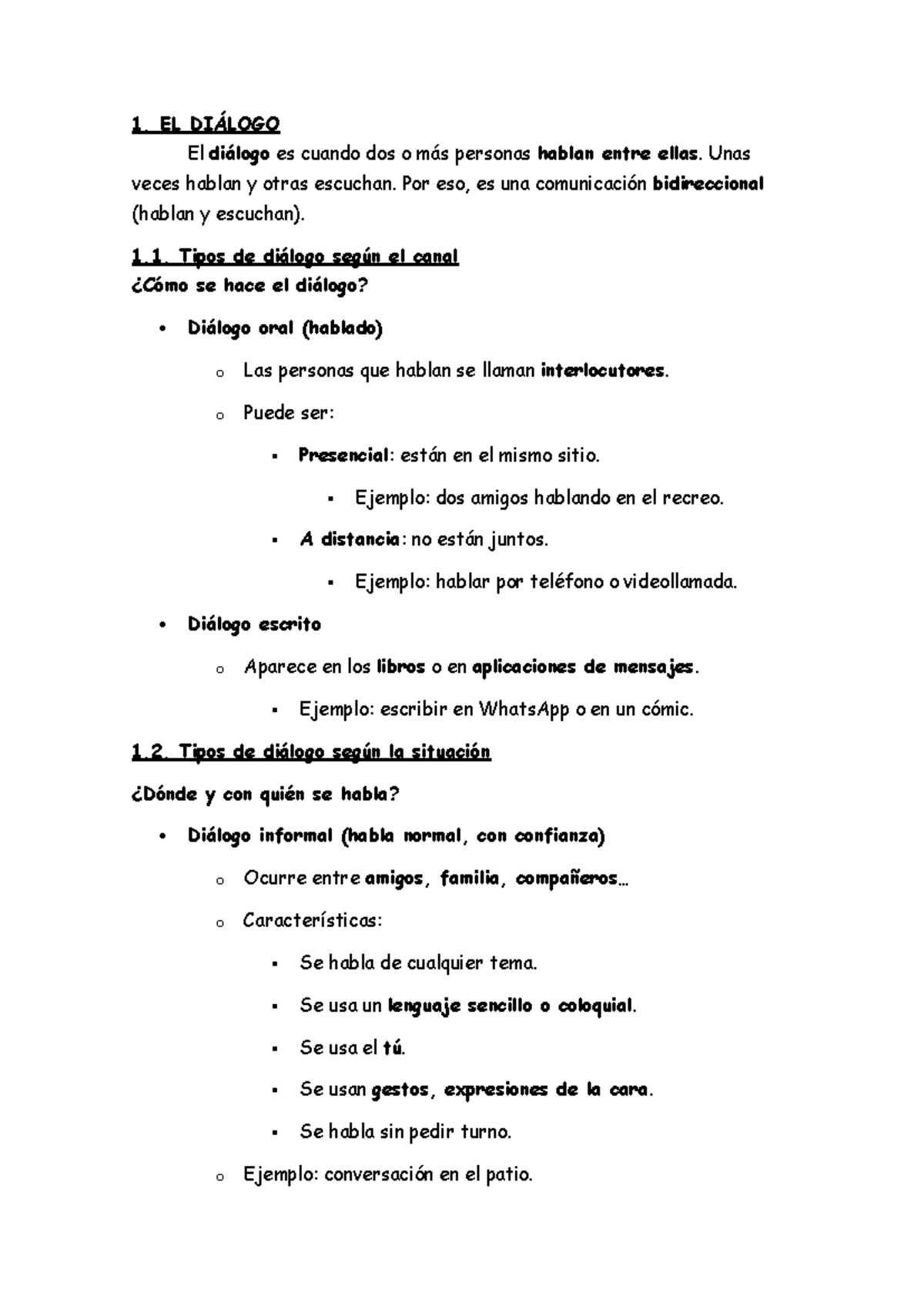 T4: Tipos de Diálogo y Conversación en la Comunicación Oral y Escrita ...