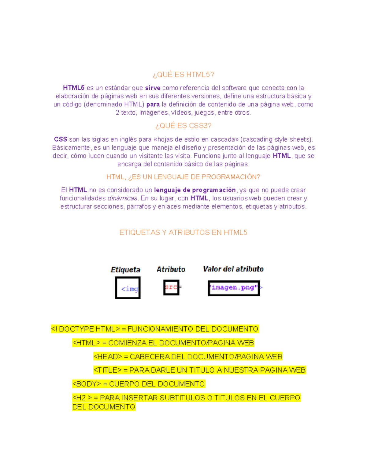 HTML Basico - HTML Básico - ¿QUÉ ES HTML5? HTML5 es un estándar que ...