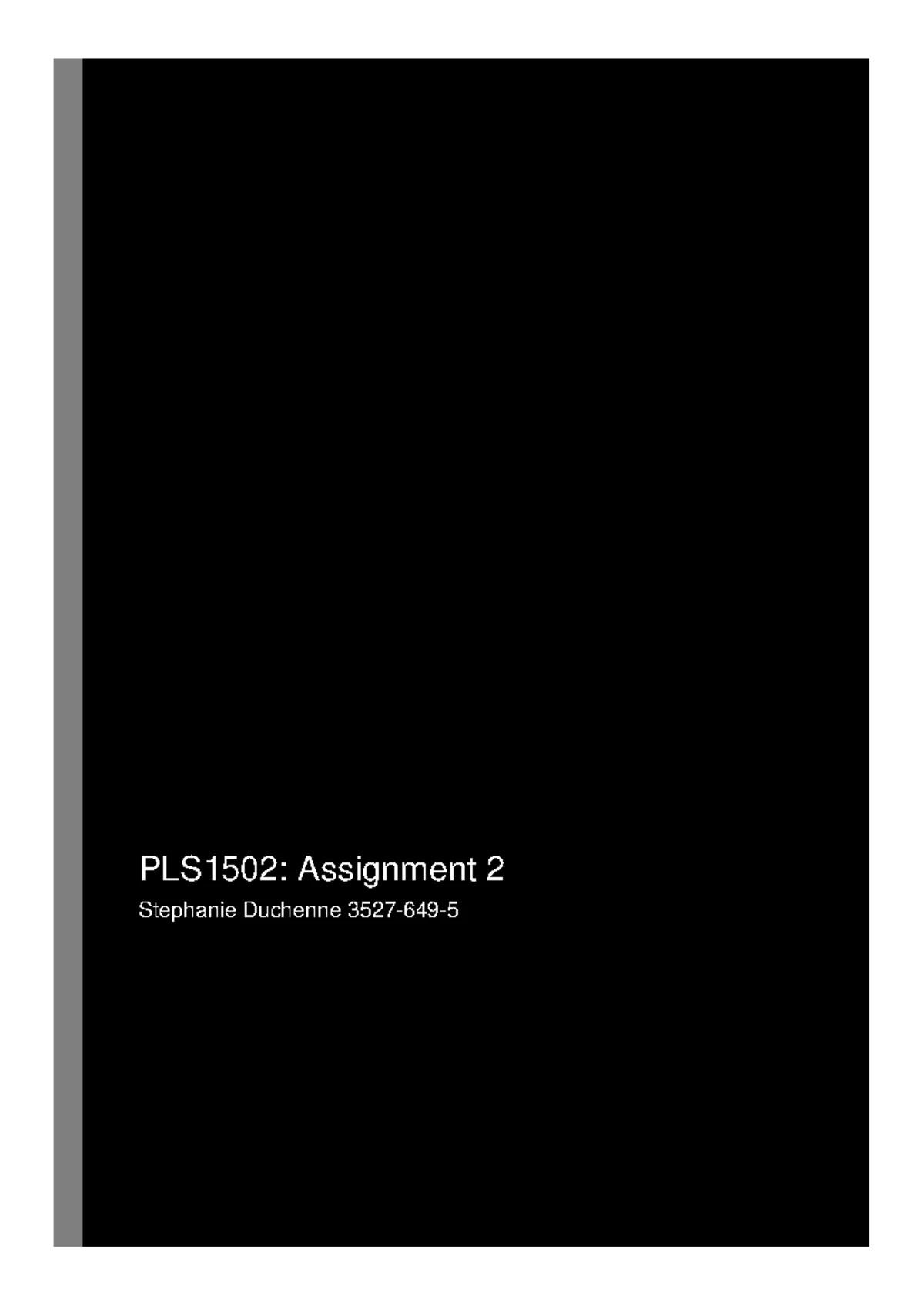 PLS1502 2020 Exam NOV - previous question paper - UNIVERSITY EXAMINATIONS/ SUPPLEMENTARY EXAMS ...