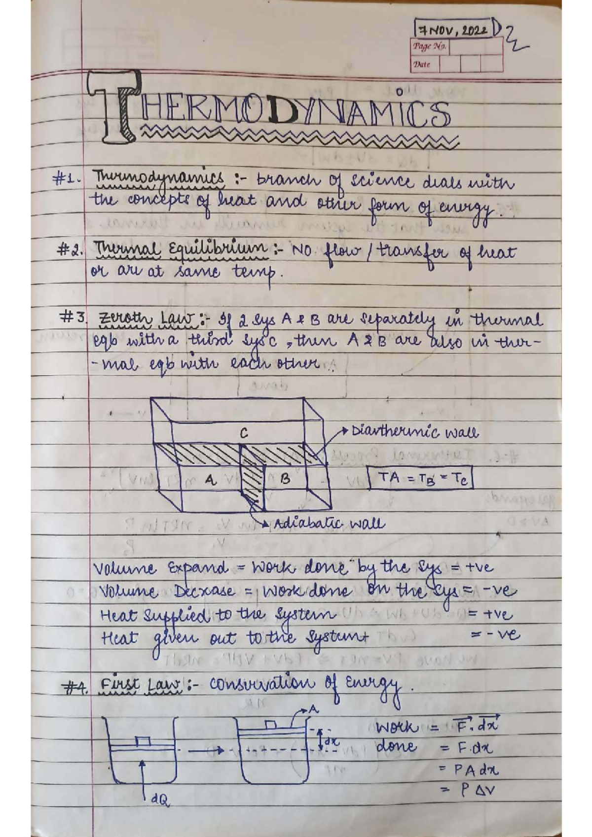 Physics Notes: Thermodynamics & Electromagnetism Concepts (PHYS 101 ...