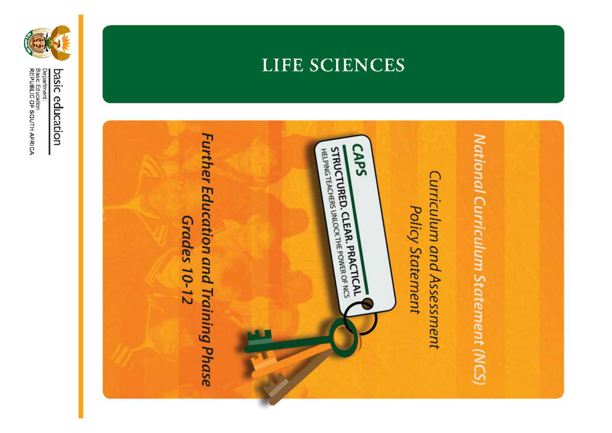 CAPS Life Sciences Curriculum and Assessment Policy Statement for ...