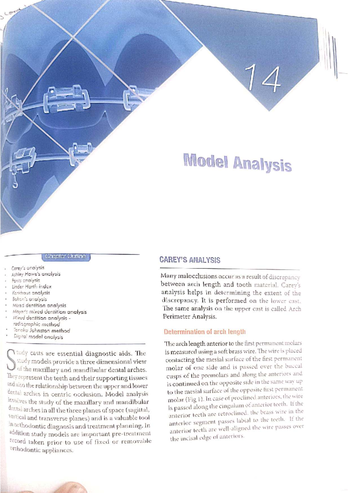 Model Analysis in Orthodontics: A Comprehensive Overview - Studocu