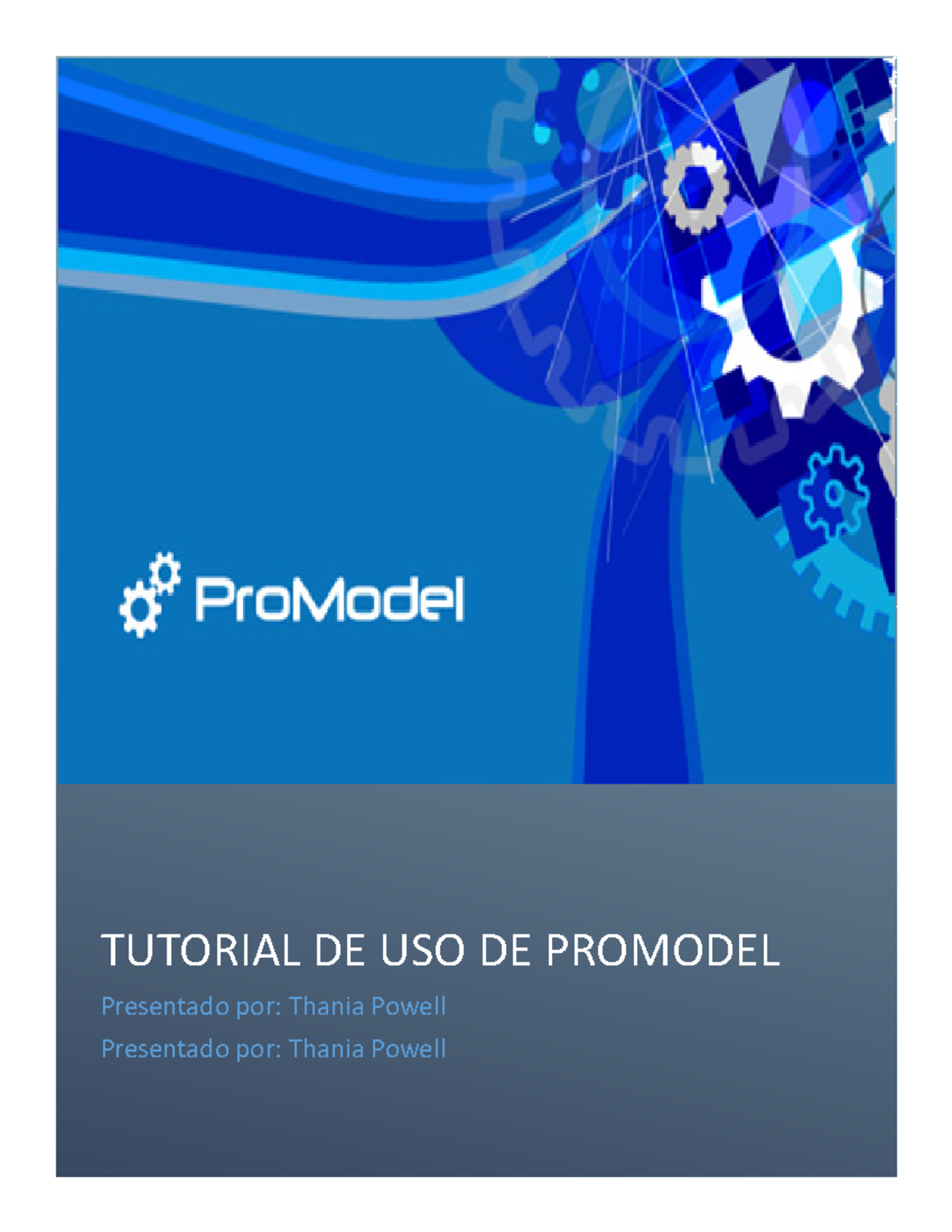 A2 Tutorial de Uso de Promodel - Guía Completa para Simulación - Studocu