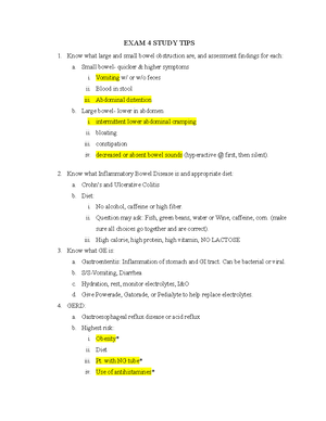 KEY-Practice questions-GI - Gastrointestinal NCLEX Practice Questions ...