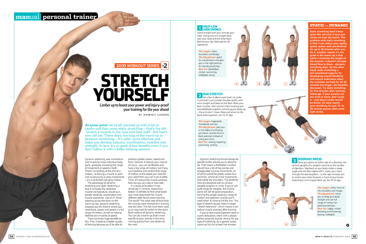 138424550 Dynamic Stretching for your workouts and training ...