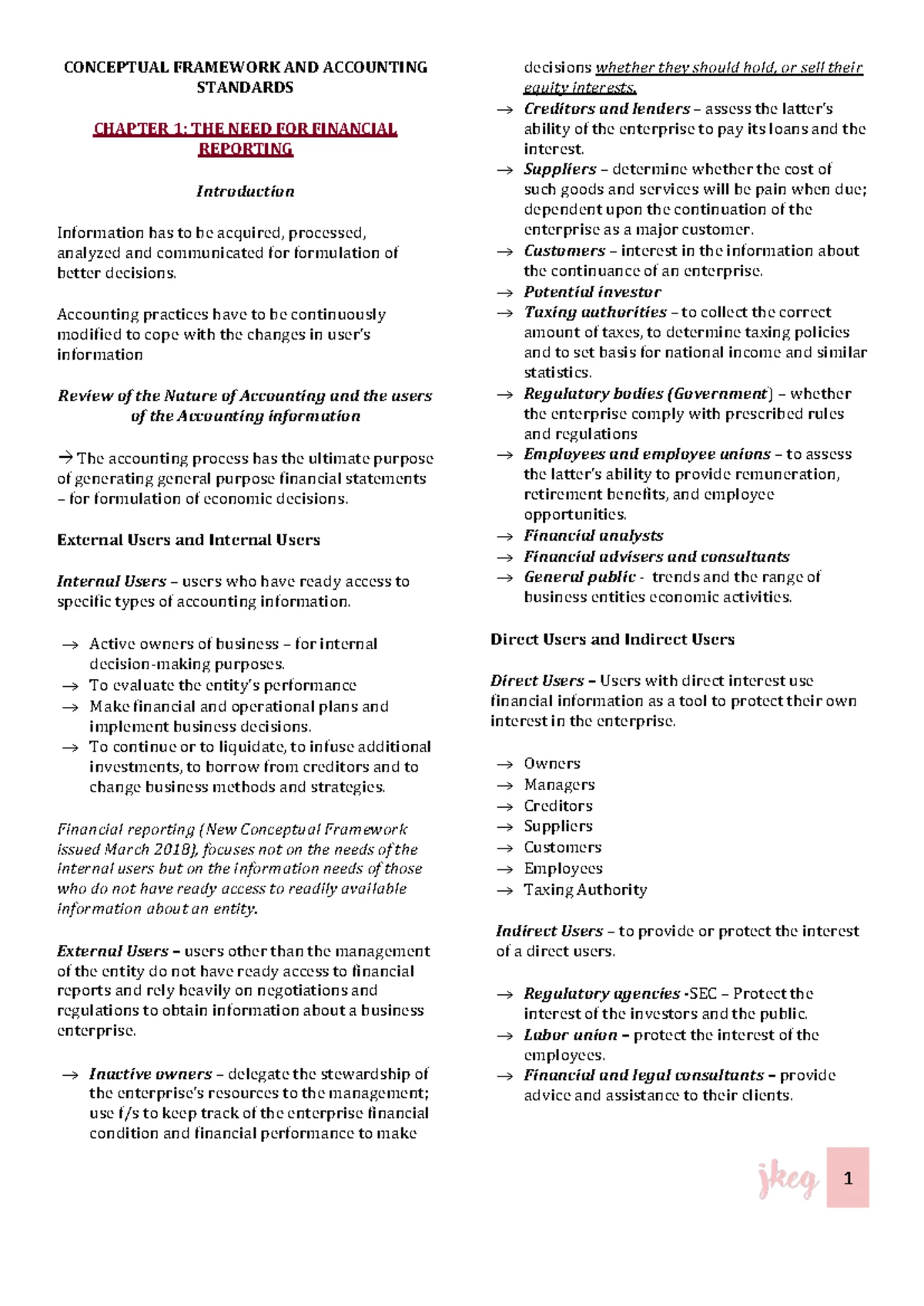 PAS & PFRS 2020 - A summary of all PAS and PFRS - PAS & PFRS 2020 TABLE ...