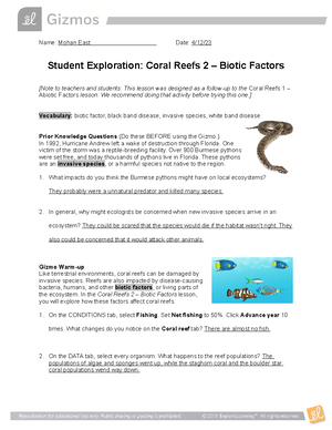 Water pollution gizmo exploration and types of pollution analysis - Studocu